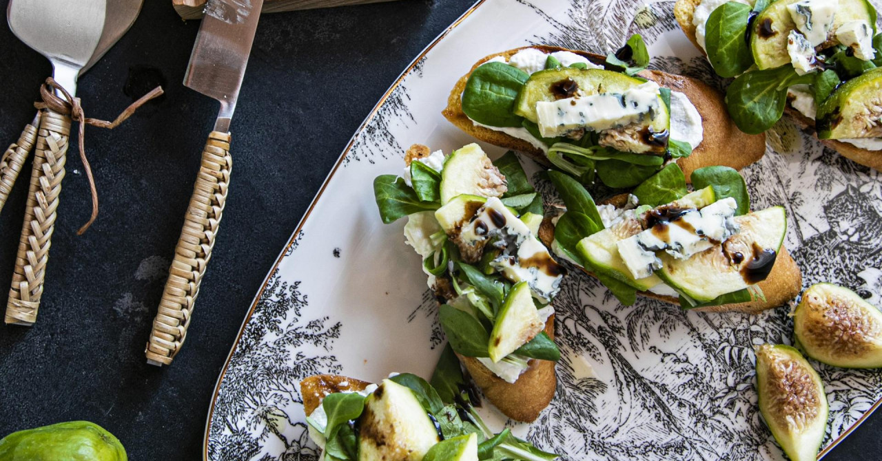 Dobra Hrana - Bruschettu s ricottom i smokvama poslužite za brzu večeru ...