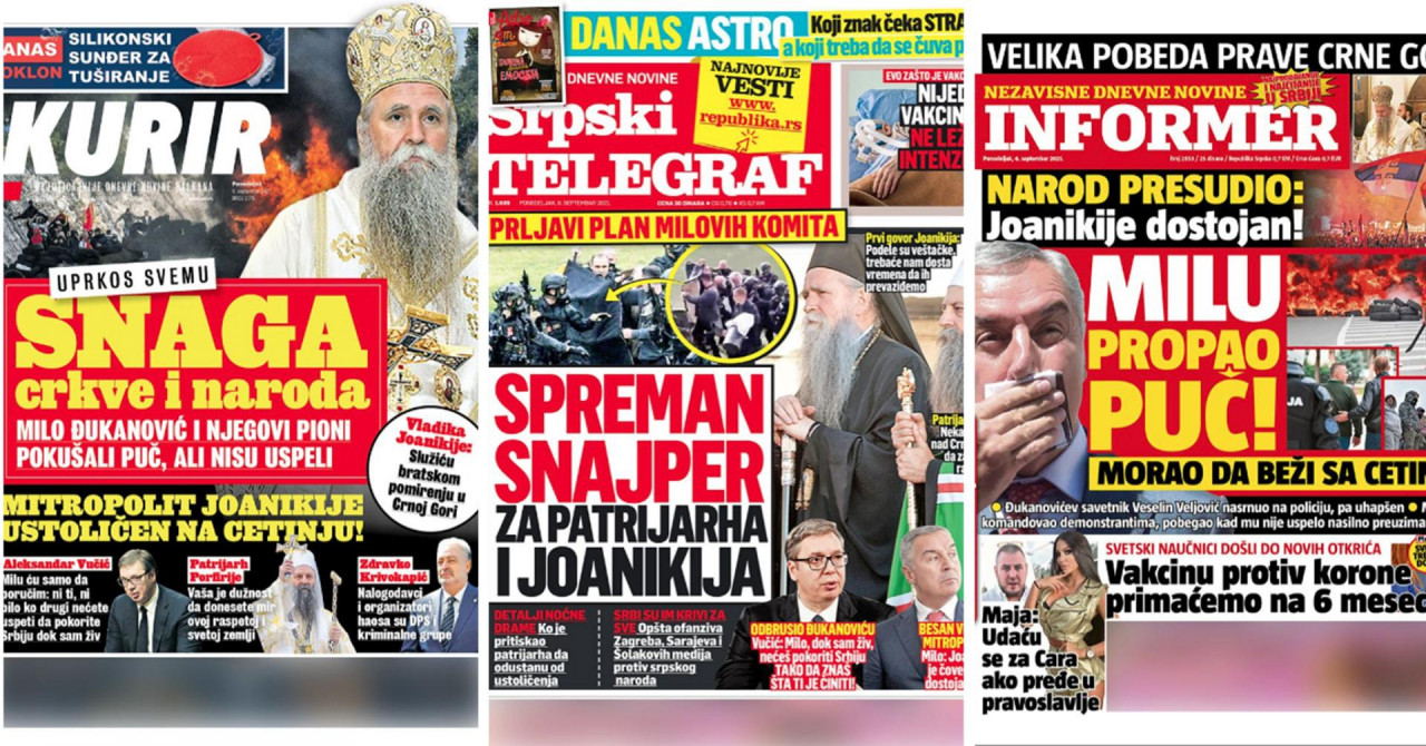 Jutarnji list - Pogledajte naslovnice srpskih novina nakon kaosa u ...