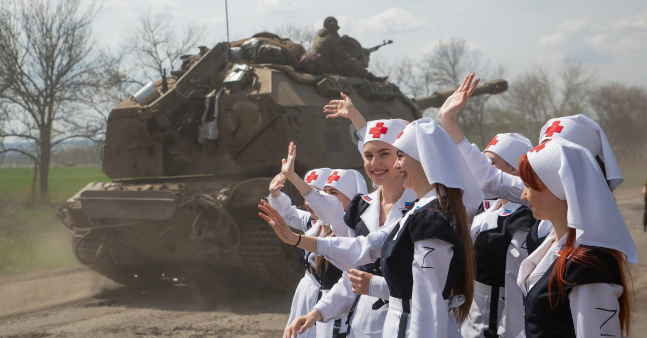 Jutarnji list - Medicinske sestre sa zloglasnim slovom ‘Z‘ ispraćaju agresora u rat: ‘Dečki, ne ...