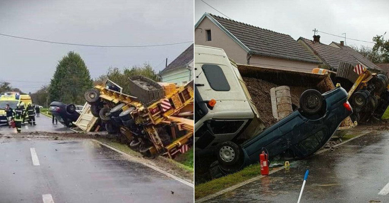 Jutarnji list - Krš i lom kod Daruvara: Vozač auta pretjecao kamion, uletio u ‘škare‘ i završio ...