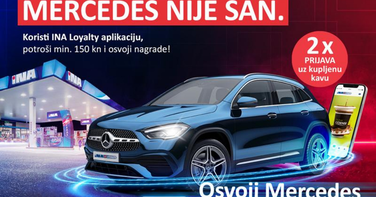 Jutarnji list - Ako si INA Loyalty član, Mercedes nije san!