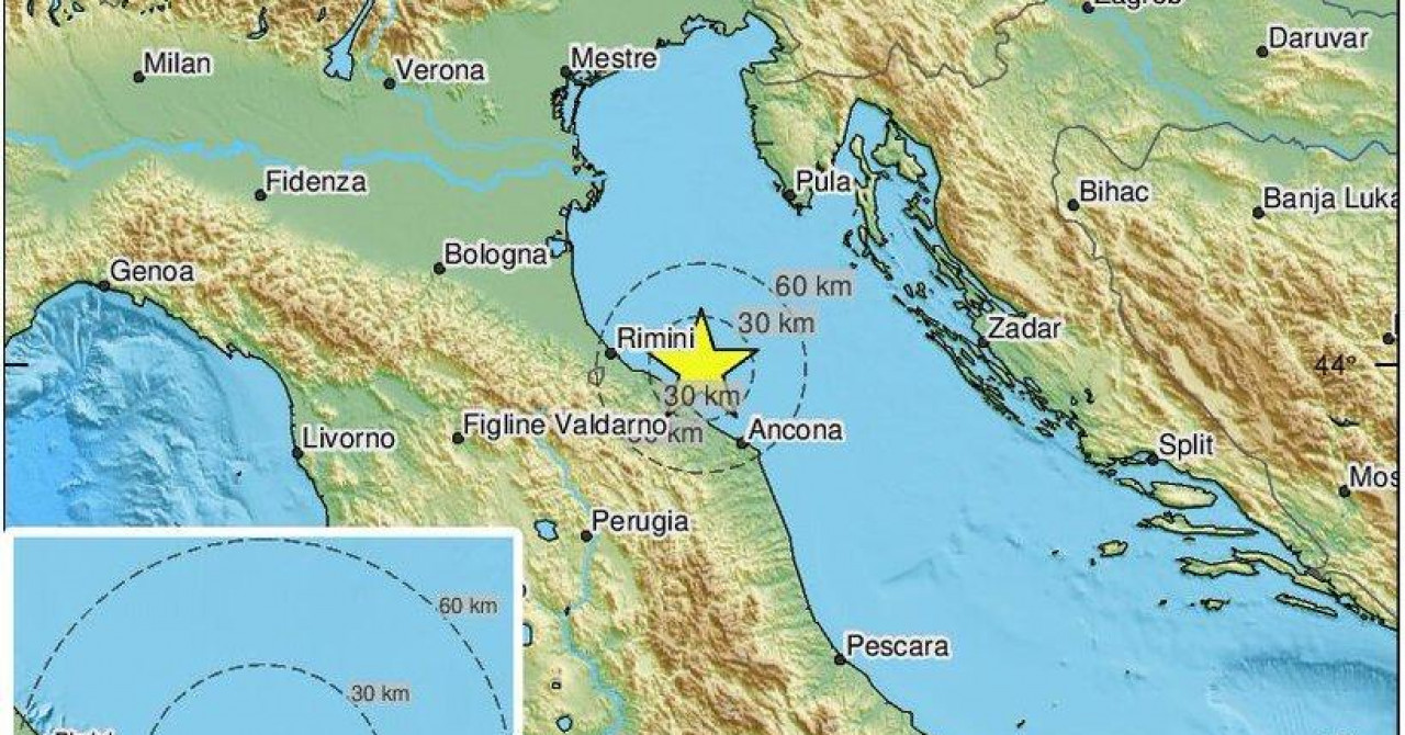 Jutarnji list - Novi potres u Jadranskom moru: U blizini talijanske obale zabilježena magnituda 4,0