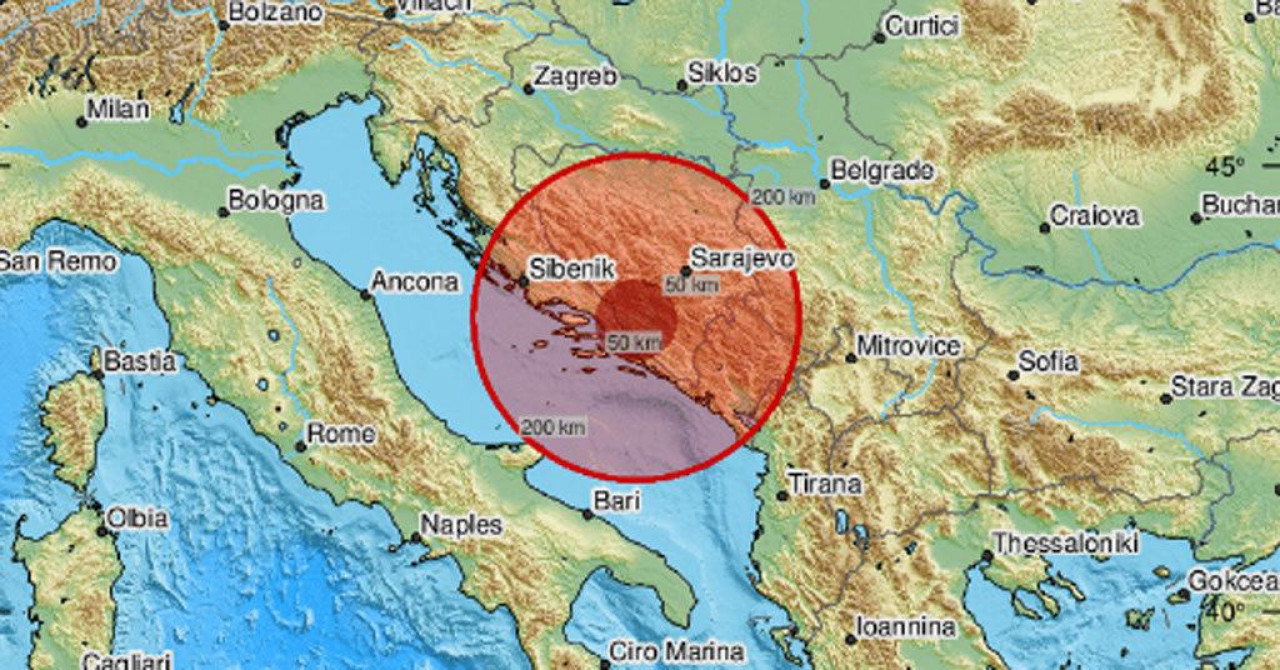 Jutarnji list - Potres jačine 3.6 po Richteru pogodio Bosnu i Hercegovinu, osjetio se i u Hrvatskoj