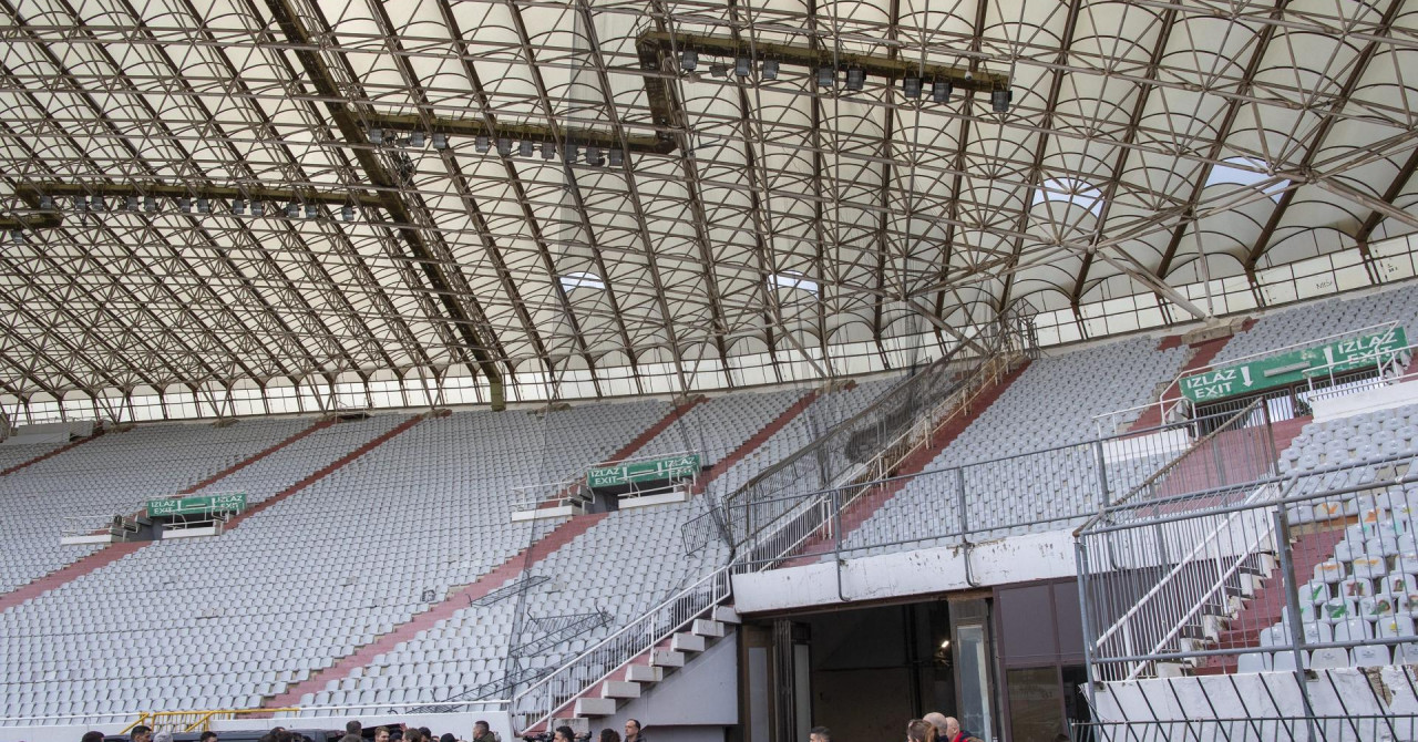 Sportske novosti - Pogledajte novi Poljud: Postavljene zaštitne mreže ...