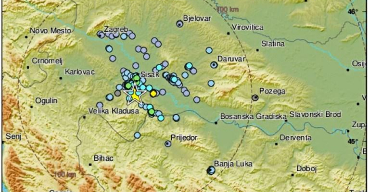 Jutarnji list - Potres magnitude 2.9 kod Siska: 'Nakon dugo vremena jako je zatreslo'