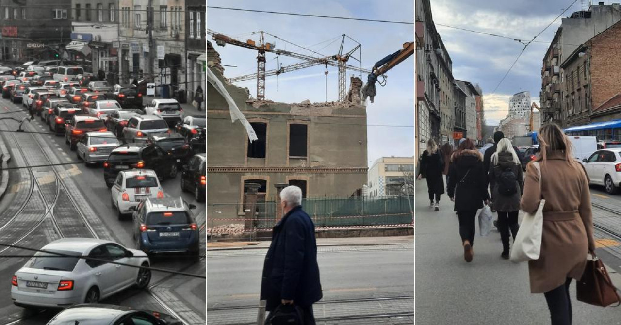 Jutarnji list - Pogledajte kakav kaos je nastao u Ilici zbog urušene zgrade: Kolona je do ...