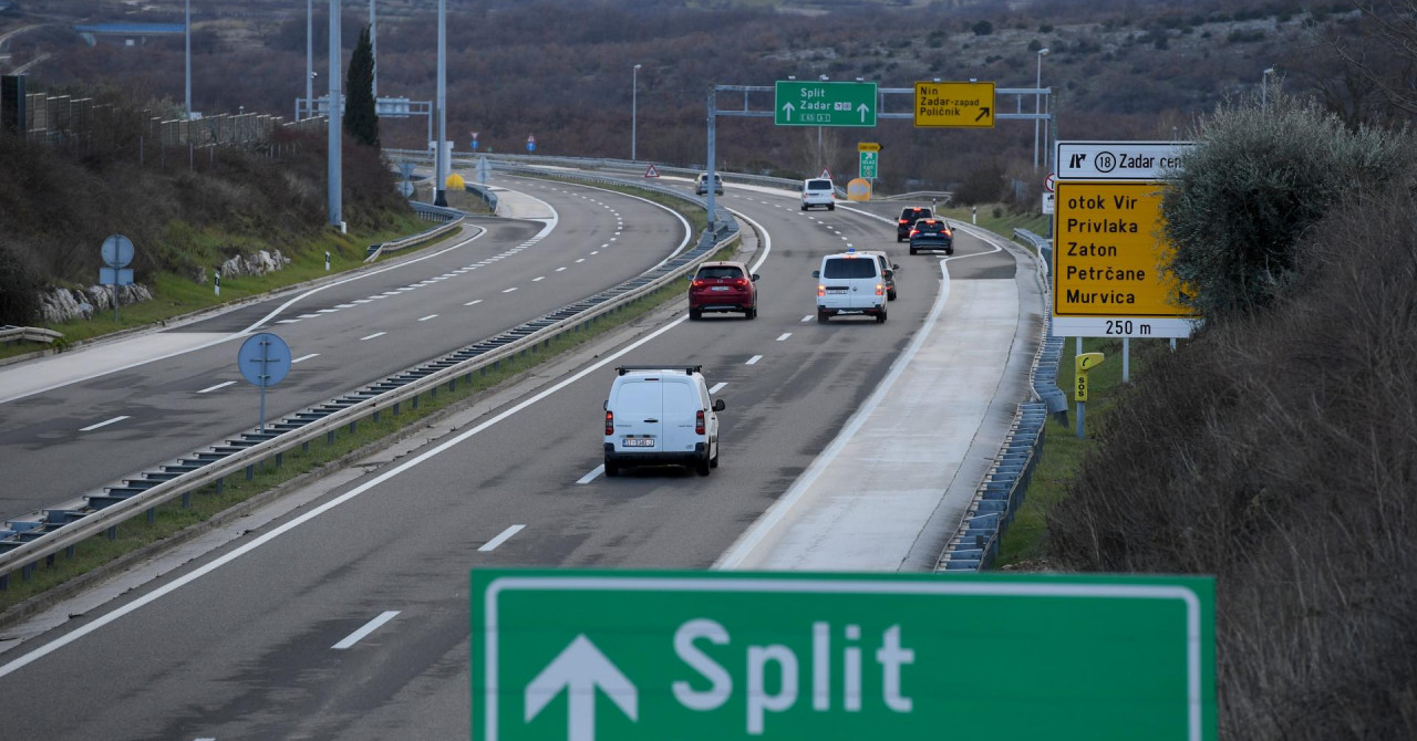 Jutarnji list - Dio Hrvatske danas u crvenom: Zbog jakog vjetra zatvorena dionica autoceste A1