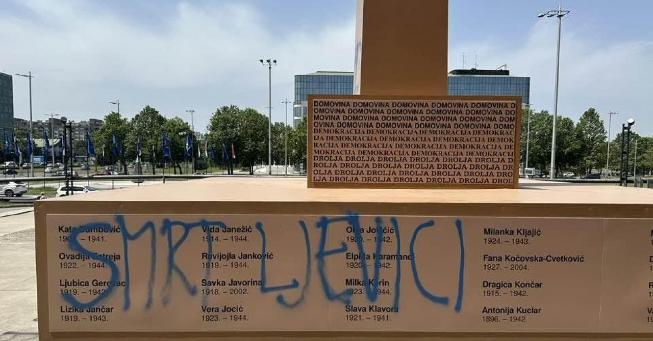 Jutarnji list - Na spomeniku ženama herojima NOB-a u Novom Zagrebu, zlatnoj trudnici, preko noći ...