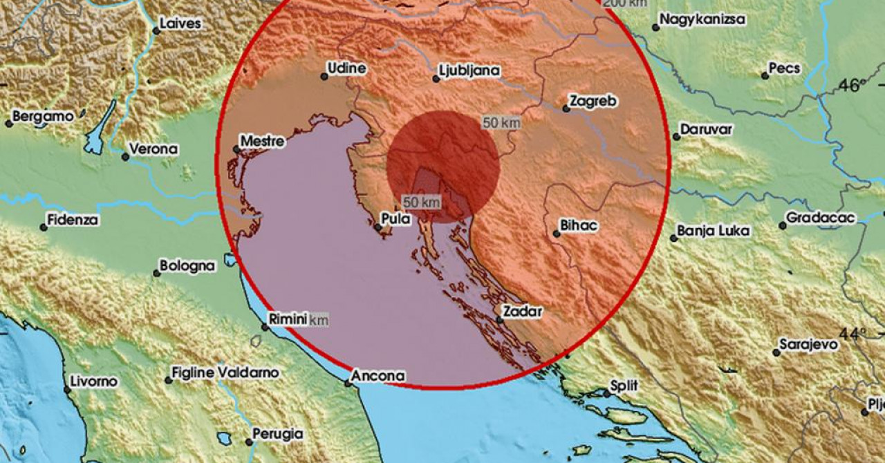 Jutarnji list - Potres u Rijeci magnitude 4.4 po Richteru