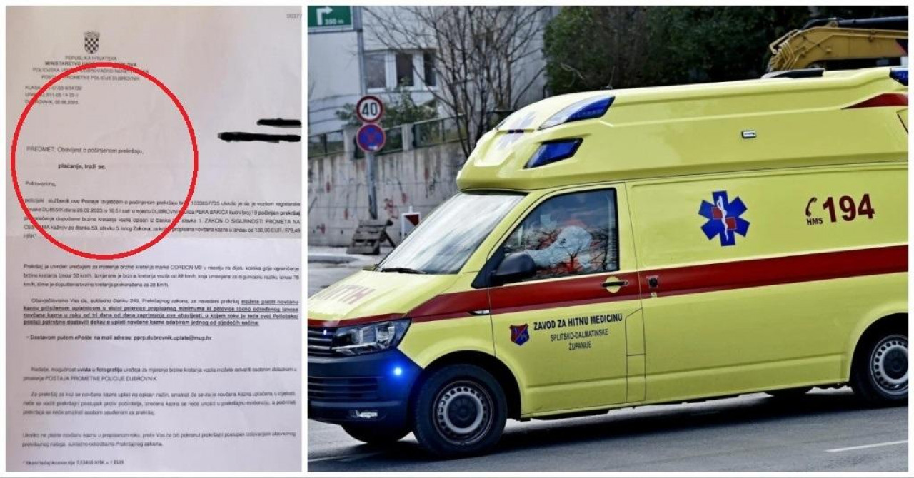 Jutarnji list - Ovog ima samo u Hrvatskoj: Pogledajte kako se država 'zahvali' vozaču Hitne koji ...