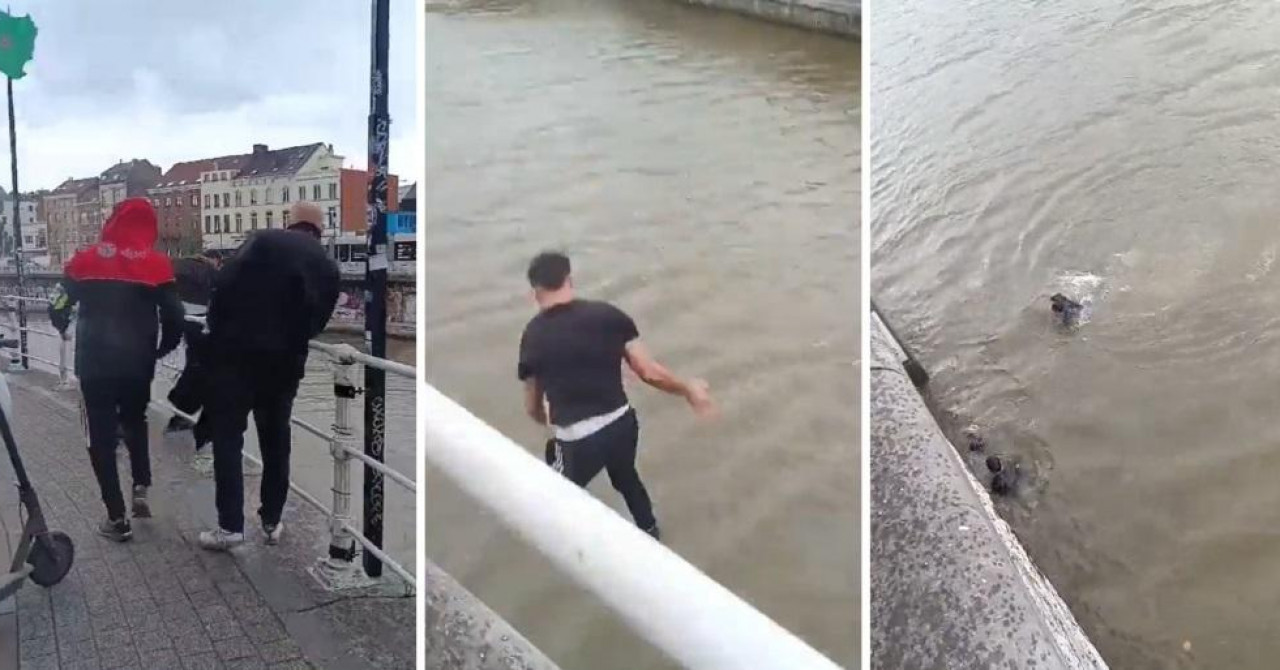 Jutarnji list - Nevjerojatna snimka: Dvojica mladića vidjeli čovjeka kako je upao u ledeni kanal ...