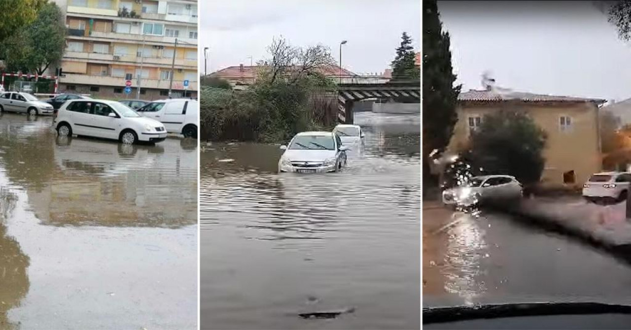 Jutarnji list - U sat vremena palo kiše koliko ne padne u mjesec dana! Automobili doslovno ...