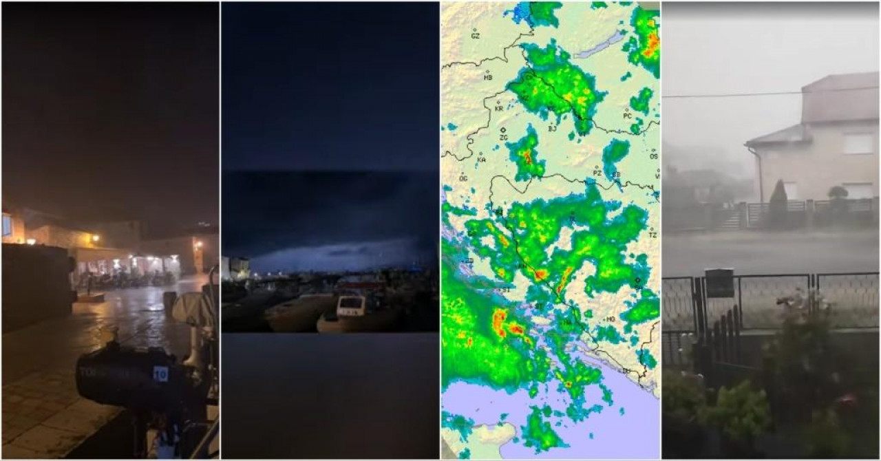 Jutarnji list - Nevrijeme pogodilo Vis i Split, tuča u Zagorju, radar ...