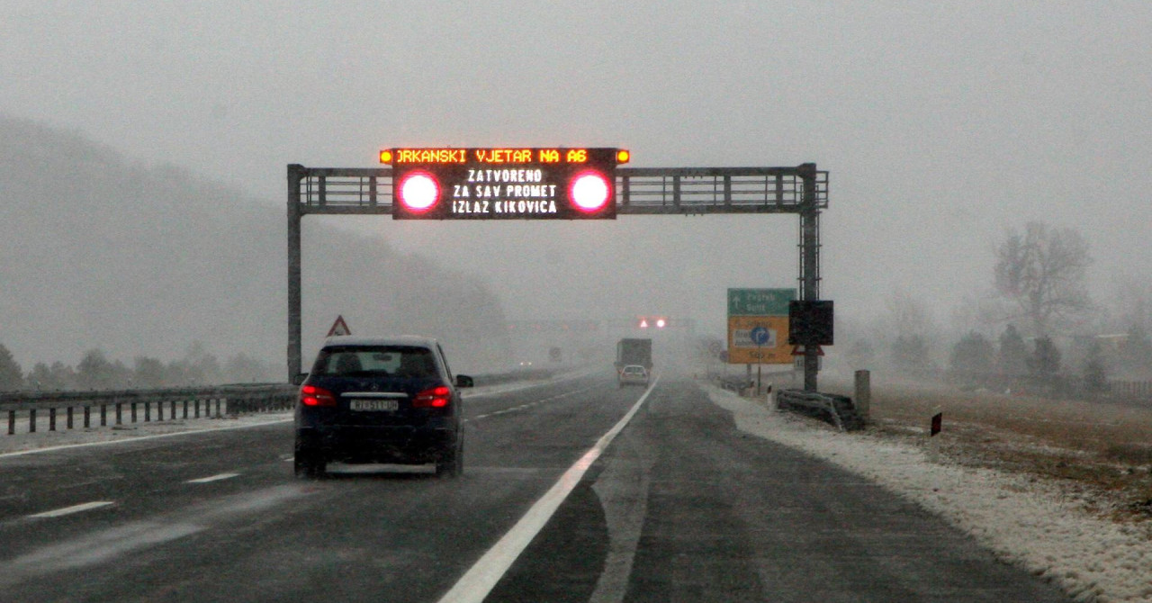 Jutarnji list - Promet prema moru u totalnom prekidu: Zbog orkanskog vjetra nema nema slobodnog ...