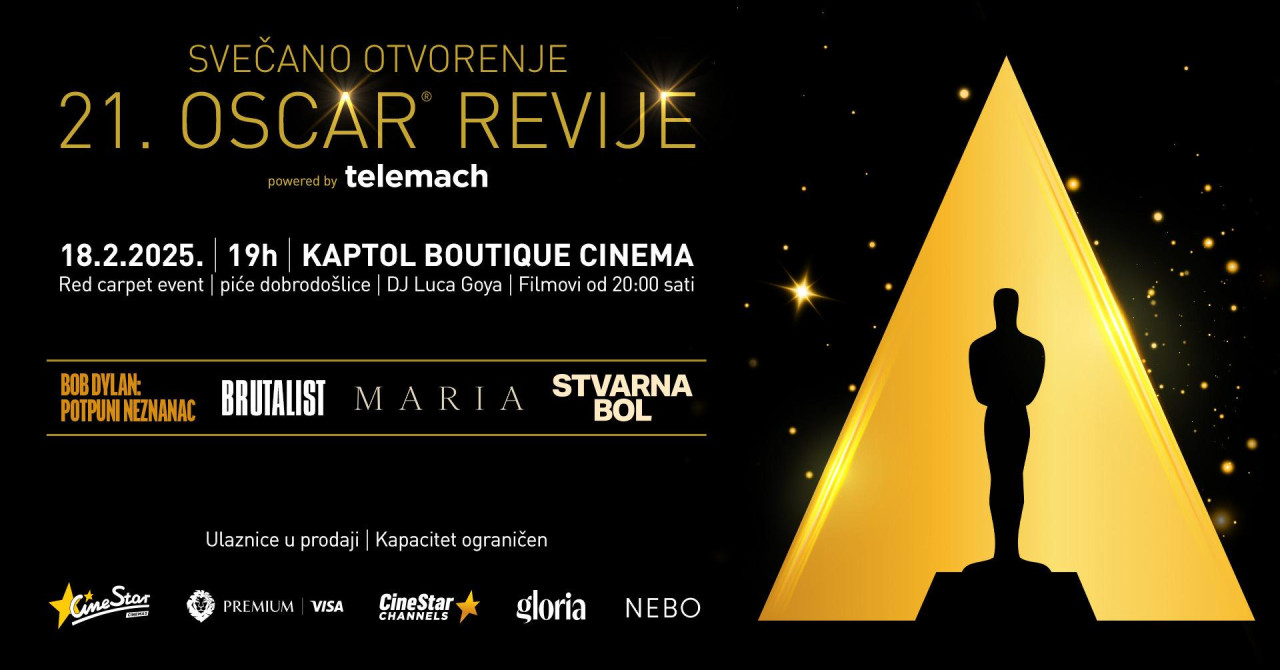Jutarnji list - Svečano otvorenje 21. Oscar revije u Kaptol Boutique Cinema