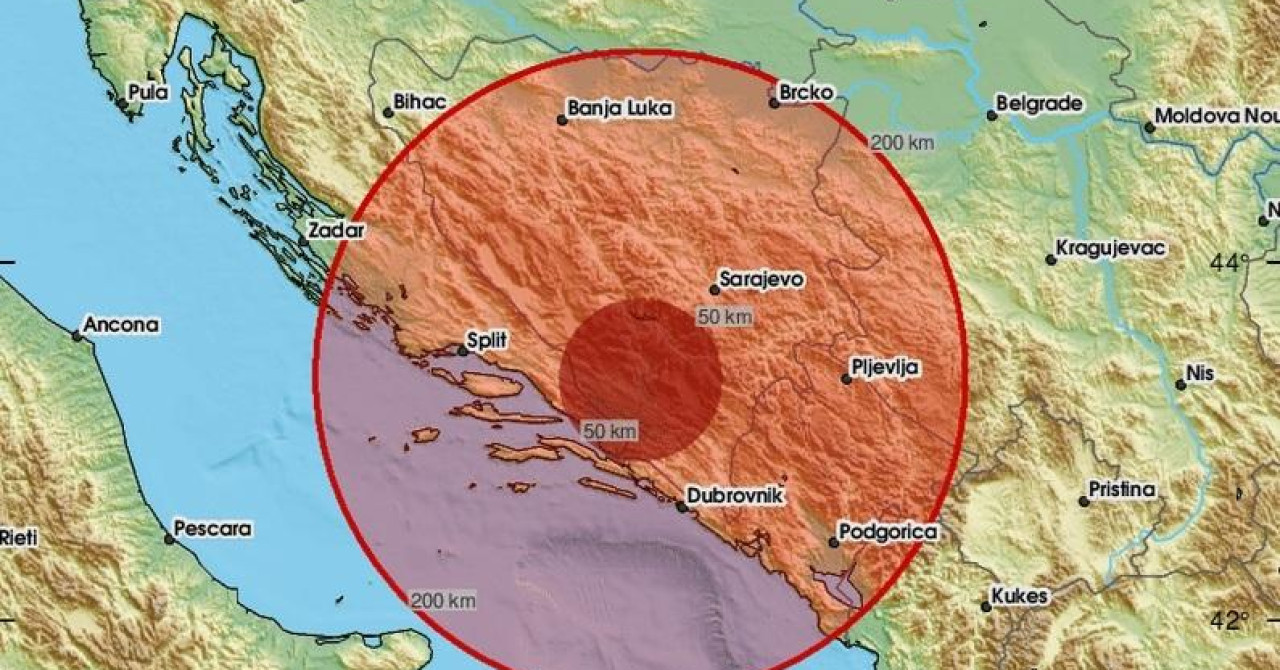 Jutarnji list - Zatreslo se tlo u BiH, epicentar je bio u blizini Mostara, potres se osjetio i u ...