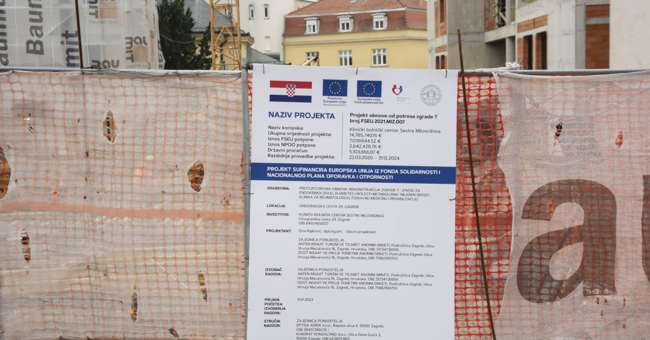 Jutarnji list - Bačić se oglasio o zidu u KBC-u Sestara Milosrdnica: 'Inspektorat će reagirati ...