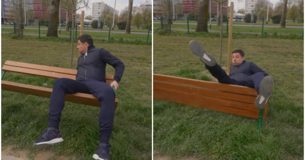 Jutarnji list - Pogledajte Bernardićev show na klupici u parku, jeste li primijetili čudan ...