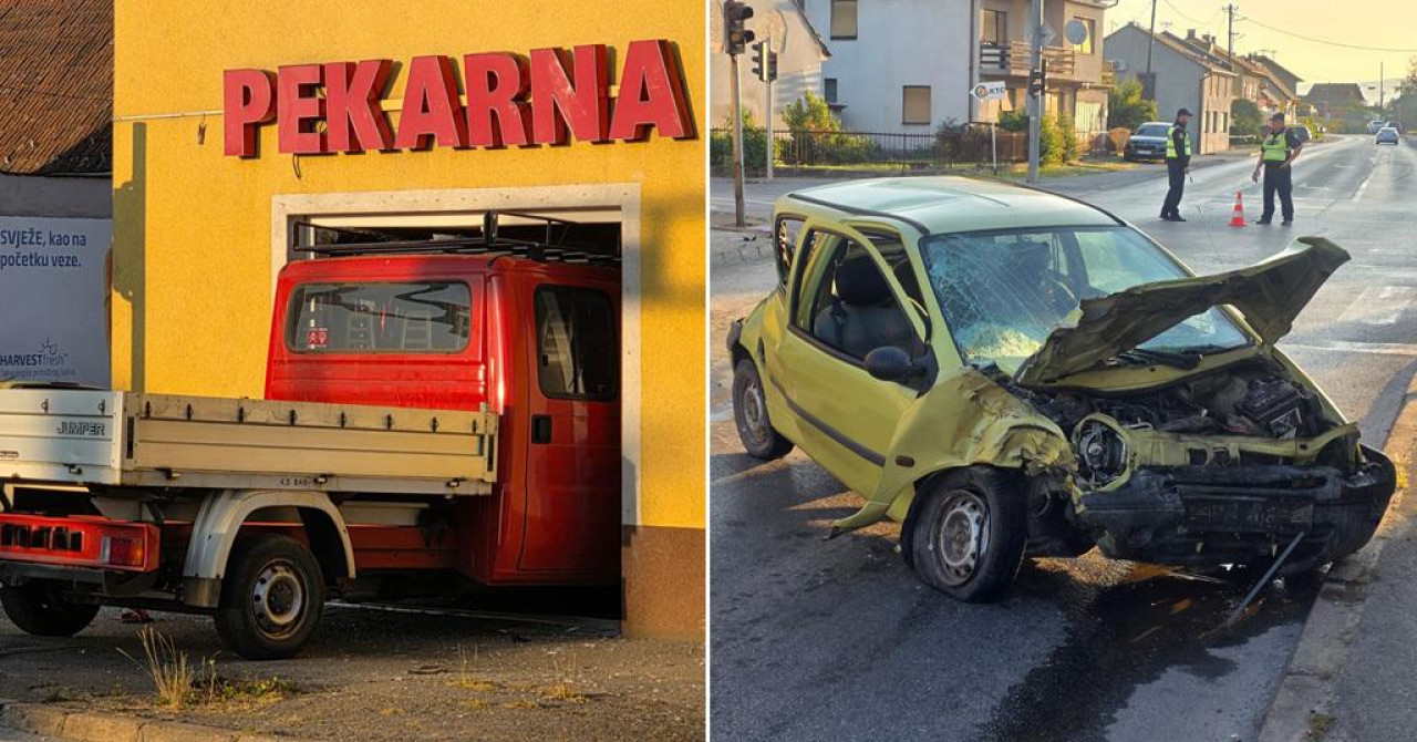 Jutarnji list - Teška nesreća u Požegi: Kamion lomio sve pred sobom i uletio u pekaru, Twingo ...
