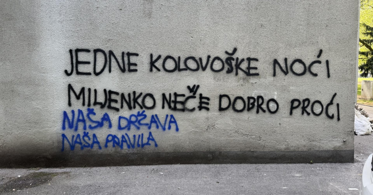 Jutarnji list - Na zgradi Miljenka Jergovića osvanuo prijeteći grafit. Policija: 'Znamo za ...