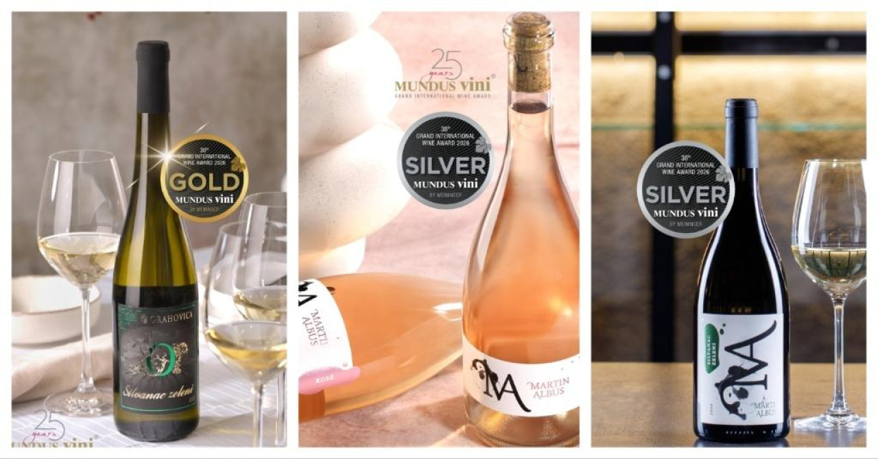 Dobra Hrana - Tri medalje za Vinariju Orahovica i Martin Albus na ...